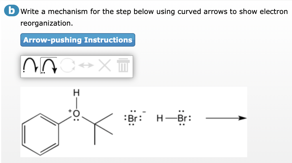 Solved Write a mechanism for the step below using curved | Chegg.com