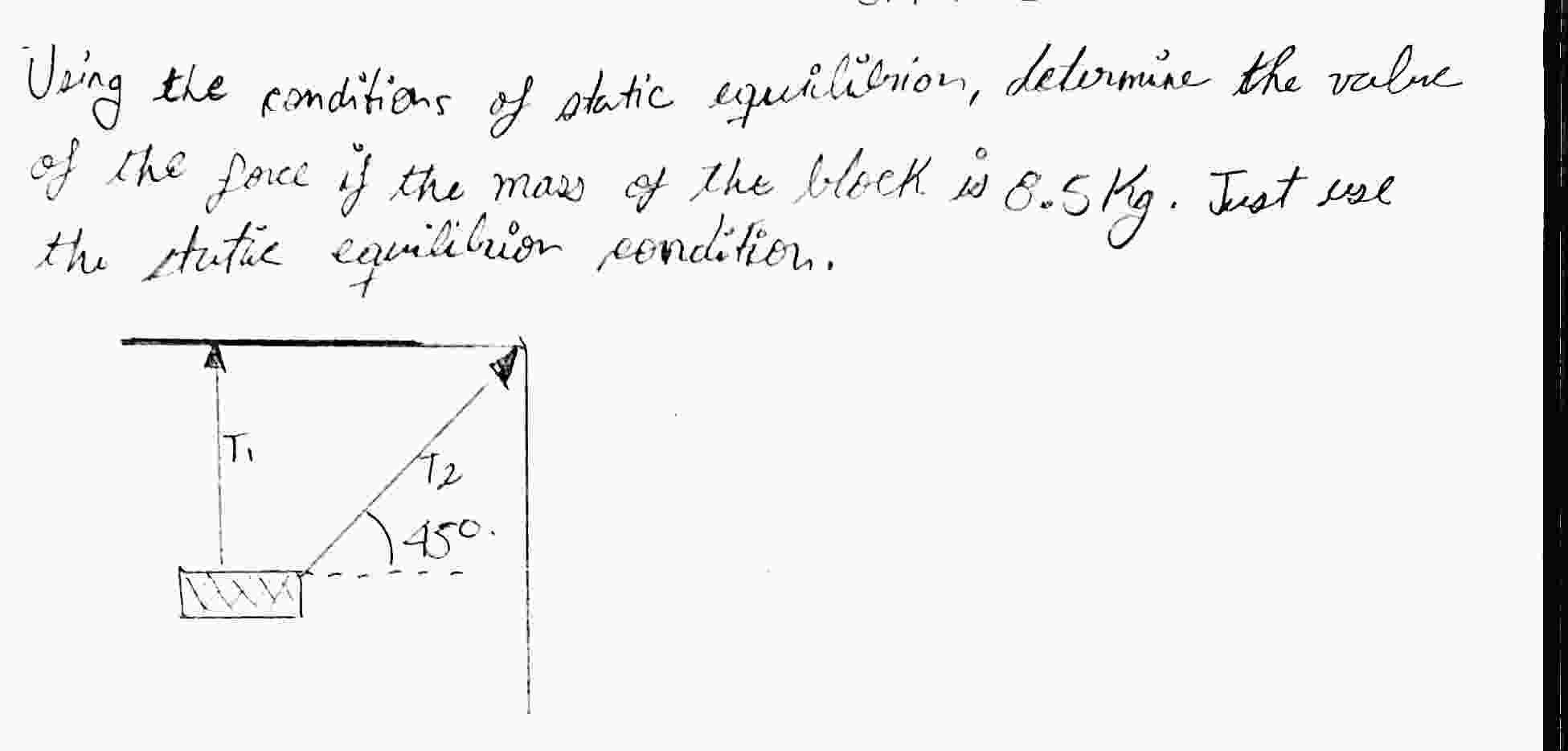 Solved Using the conditions of static equilibrium, determine | Chegg.com