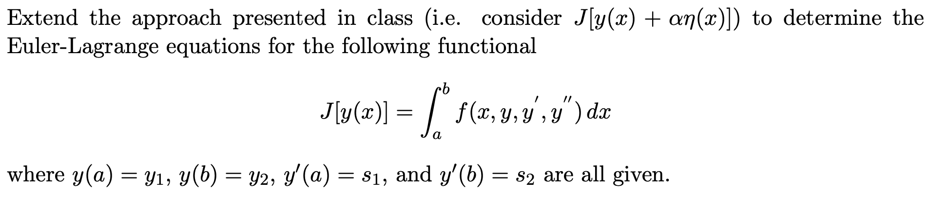 Solved Extend the approach presented in class (i.e. consider | Chegg.com