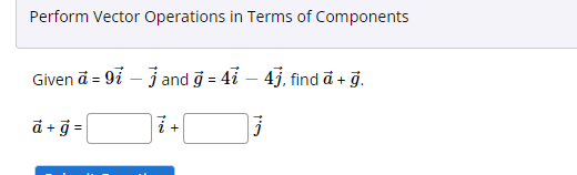 Solved Express Vector in Component Form Given P (2, -1) and | Chegg.com