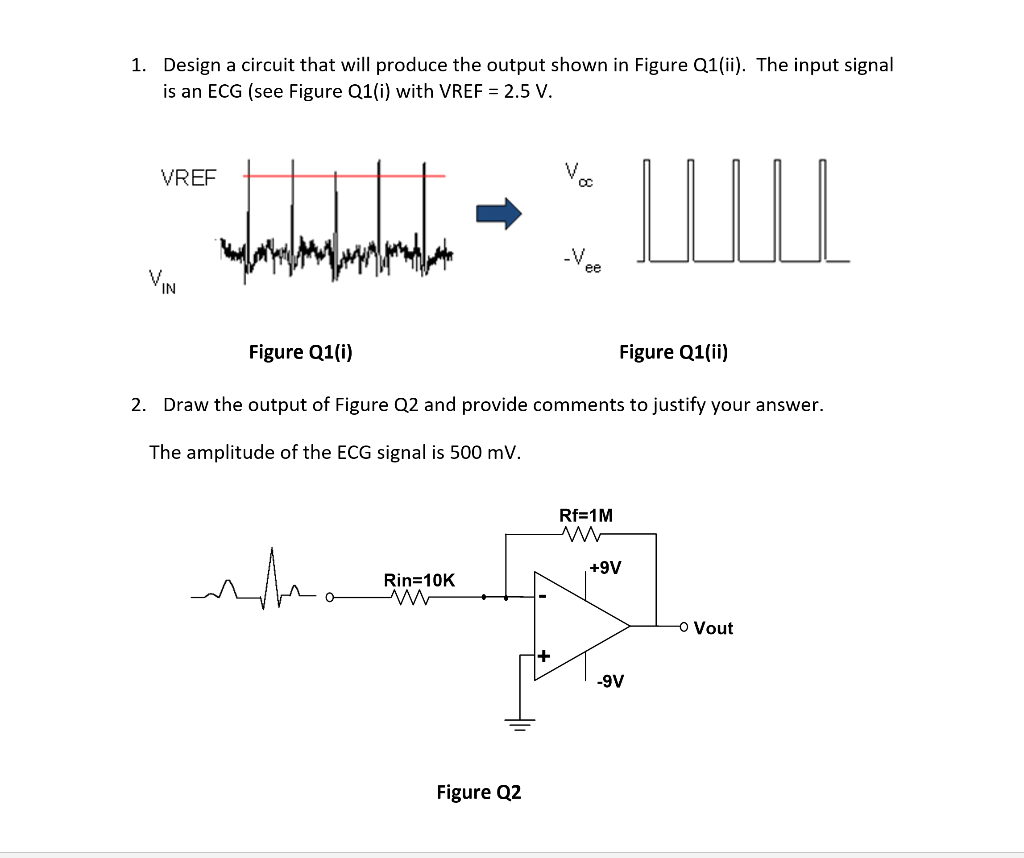 Solved Tutorial on Of Amps Design the appropriate circuitry | Chegg.com