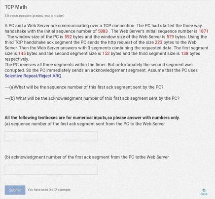 Solved TCP Math 50 points possible (graded als hidden A PC | Chegg.com