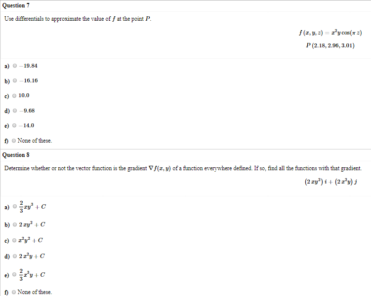 Solved Question 7 Use differentials to approximate the value | Chegg.com