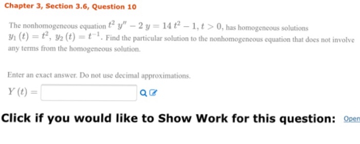 Solved Chapter 3 Section 36 Question 03 Condition Gt 