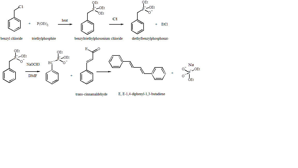Solved QEt -OEt Et heat + P(OET), + Etci benzyl chloride | Chegg.com