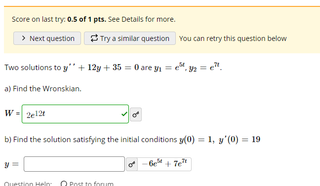 Solved How do i find the solution satisfying the initial | Chegg.com