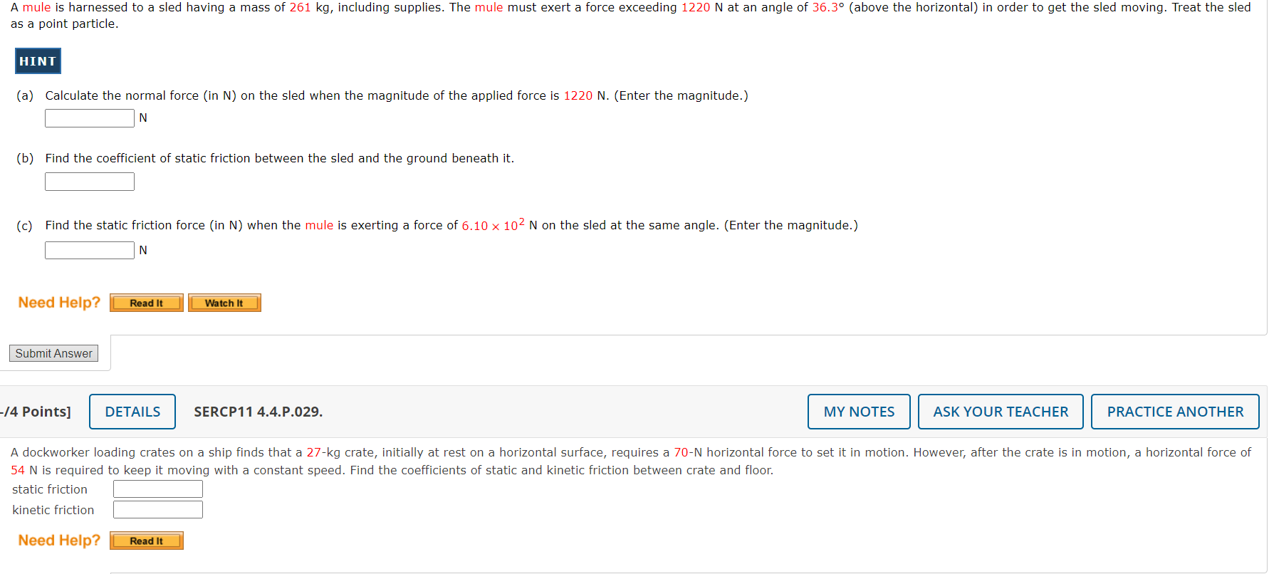 Solved as a point particle. (a) Calculate the normal force | Chegg.com