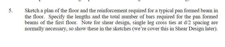 Solved The structural floor plan of a three-story (ground | Chegg.com
