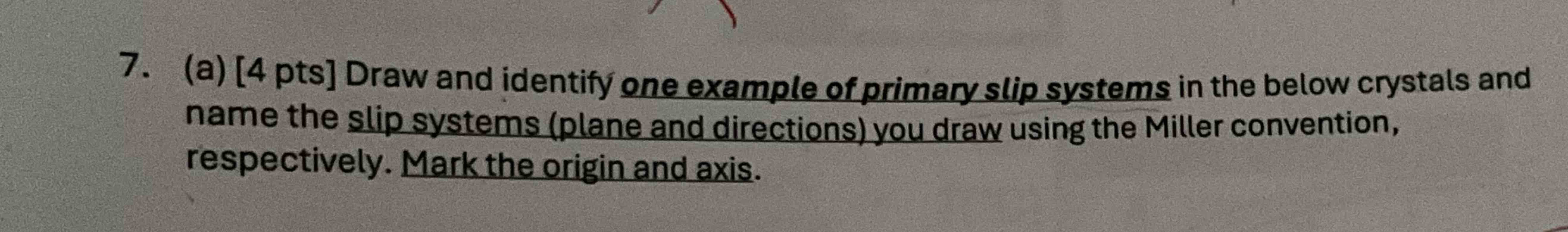 Solved 7. (a) [4 ﻿pts] ﻿Draw and identify one example of | Chegg.com