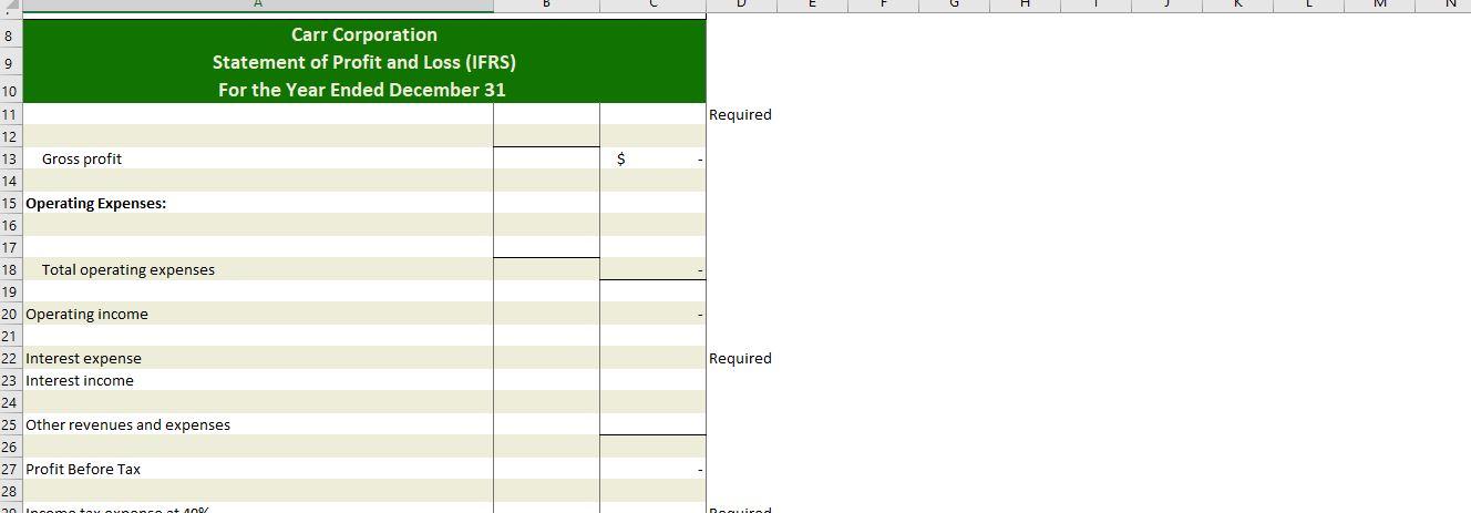 EXHIBIT 5.10 IFRS Income Statement (Based on | Chegg.com