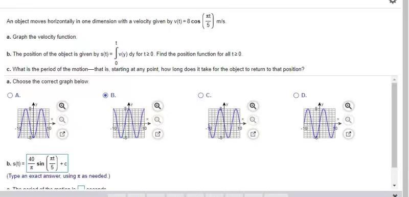 Solved 3 An object moves horizontally in one dimension with | Chegg.com