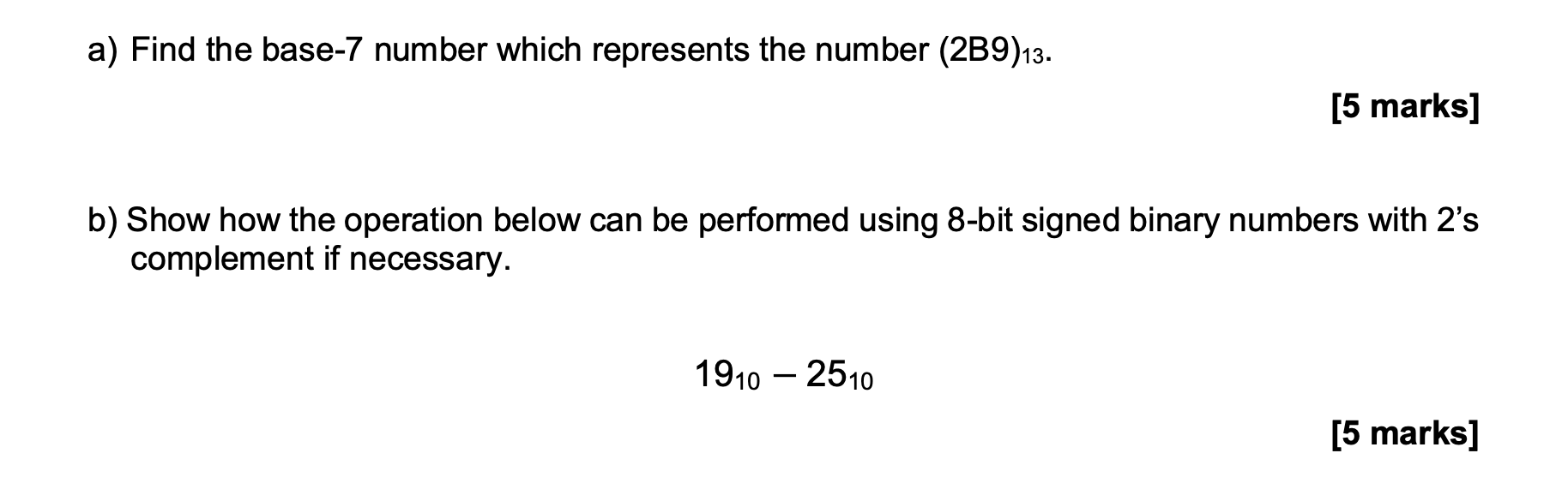 Solved a) Find the base-7 number which represents the number | Chegg.com
