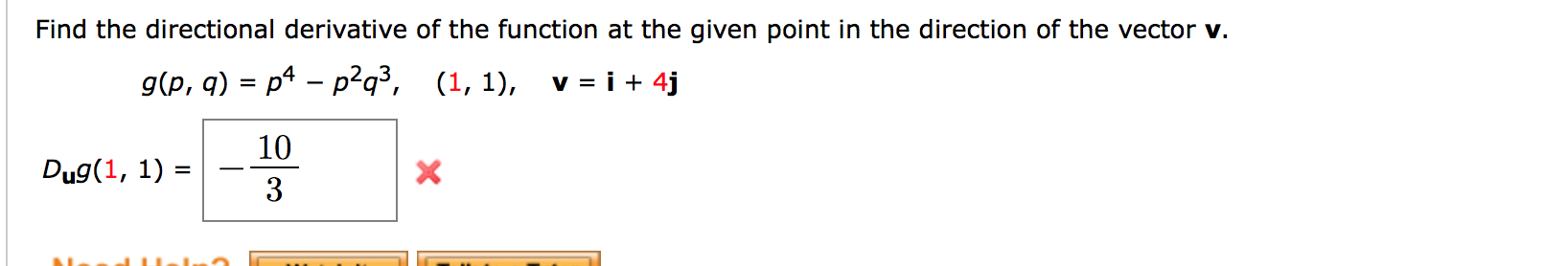 Solved Find The Directional Derivative Of The Function At