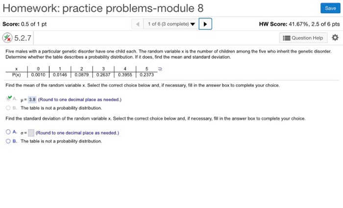 Solved Homework Practice Problems Module 8 Score 0 5 Of 1