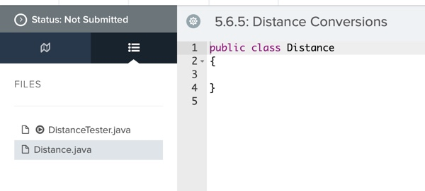 Solved 5 points Status: Not Submitted Implement the class | Chegg.com
