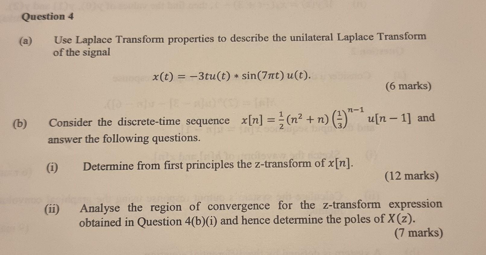 Solved Hi i need help with this linear systems analysis | Chegg.com
