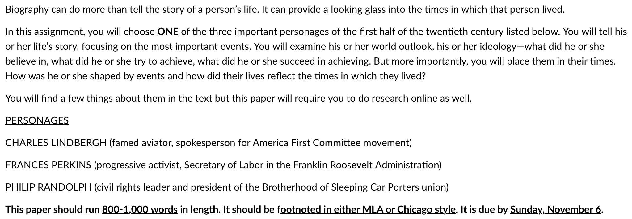 Solved Biography can do more than tell the story of a | Chegg.com