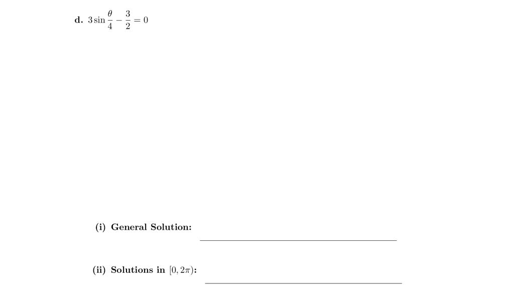 Solved For each equation, find (i) the general solution and | Chegg.com