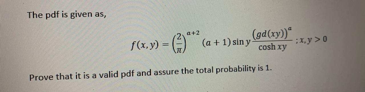 Solved The pdf is given as, | Chegg.com
