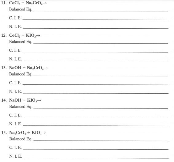 Solved Write the balanced, complete, and net ionic equations | Chegg.com