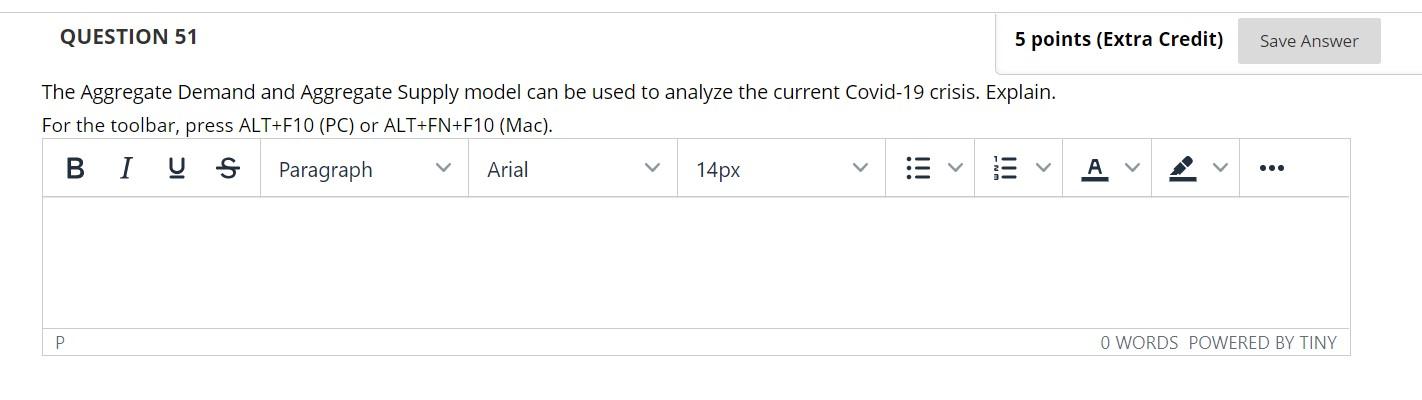 Solved QUESTION 51 5 points (Extra Credit) Save Answer The | Chegg.com