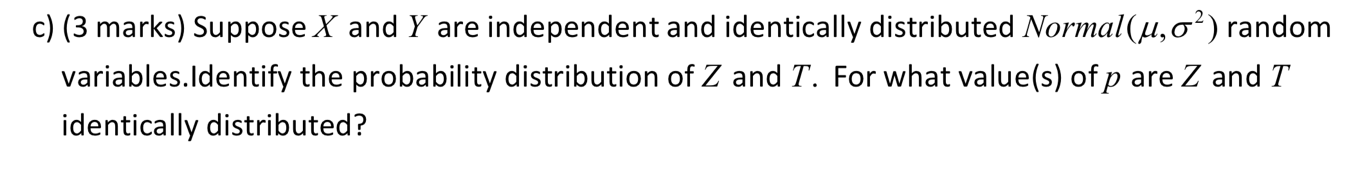 Solved Problem 3 (9 marks) Let X, Y and I be three | Chegg.com Solved Problem 3 (9 marks) Let X, Y and I be three | Chegg.com