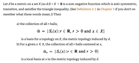 Solved Let d be a metric on a set X (so d:X×X→R is a | Chegg.com