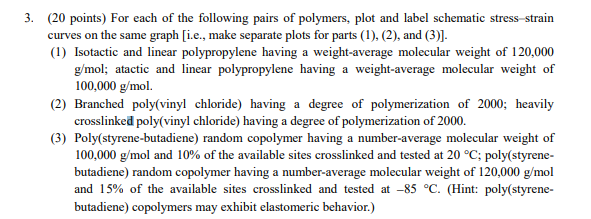 Solved 3. (20 points) For each of the following pairs of | Chegg.com