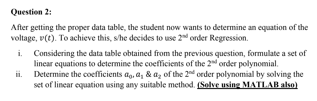 Solved Question 2: After getting the proper data table, the | Chegg.com