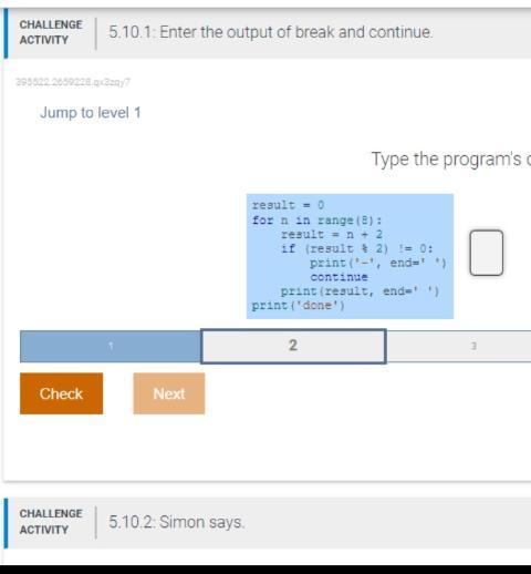 Solved Type the program's output tardet - int (input(i) A - | Chegg.com