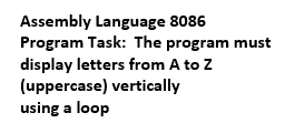 Solved Please arrange the letters vertically. I use Dosbox | Chegg.com