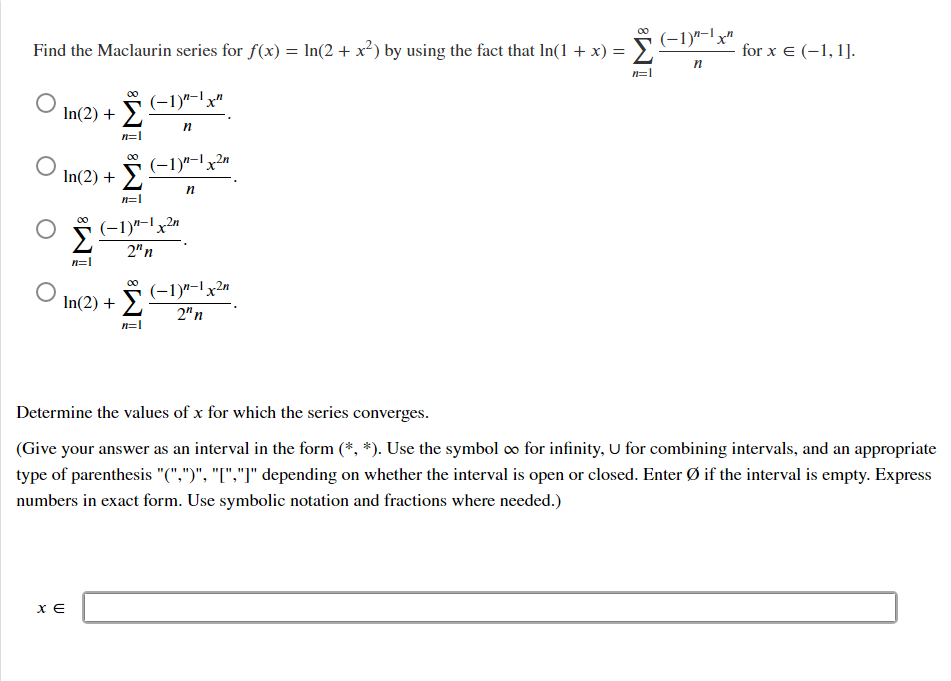 Solved Compute the limit by substituting the Maclaurin | Chegg.com