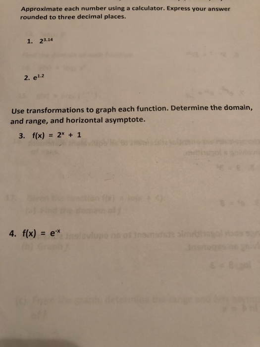 Solved Approximate each number using a calculator. Express | Chegg.com