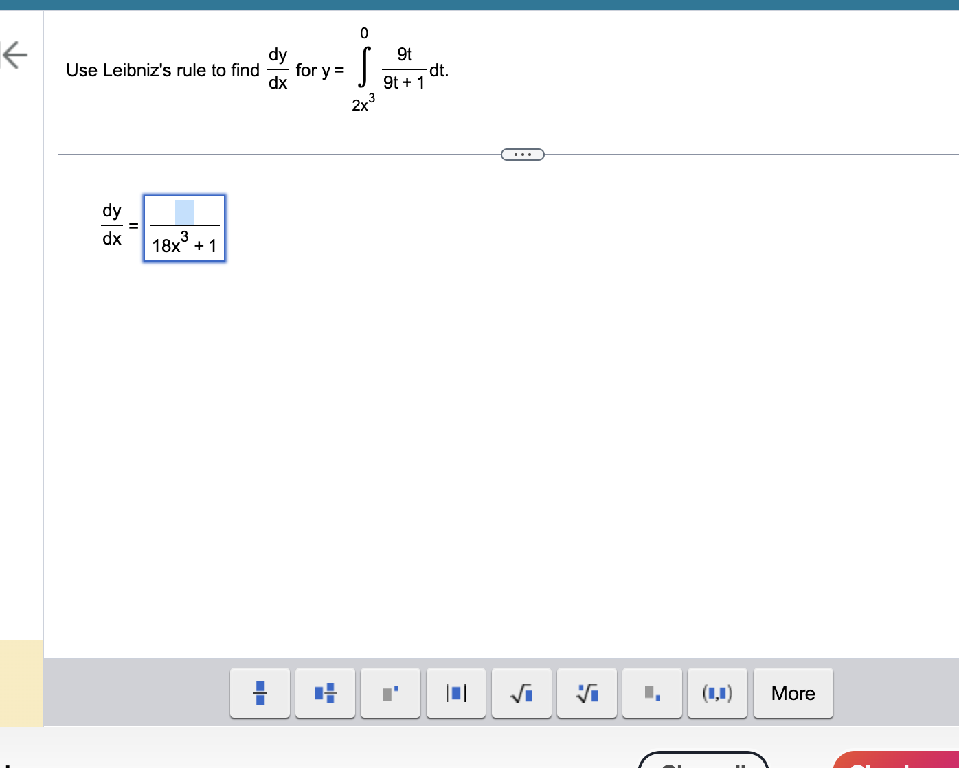Solved Use Leibniz's rule to find dydx ﻿for | Chegg.com