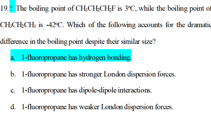 Solved Hello. Is this molecule, namely CH3CH2CH2F a compound | Chegg.com