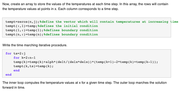 Solved Now, we should define the time step and the grid | Chegg.com