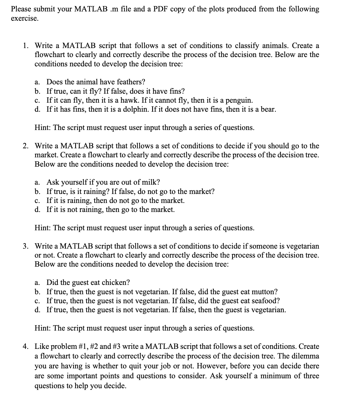 Solved Please Submit Your Matlab M File And A Pdf Copy Of