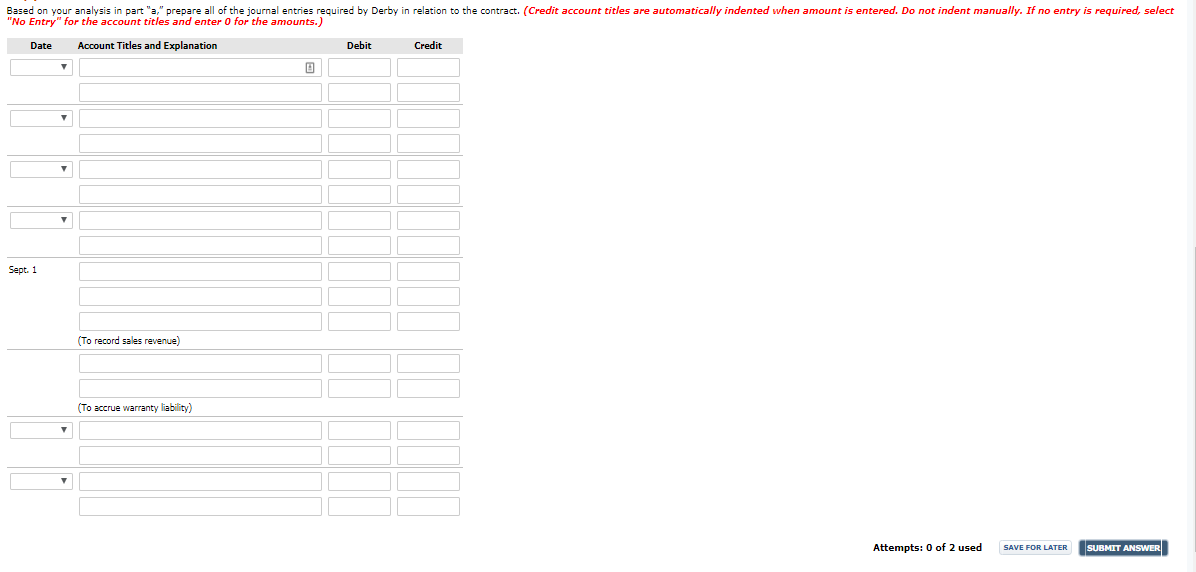Solved Application Problem 4-2B al, b (Part Level | Chegg.com