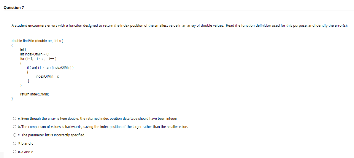 Solved Question 1 True or False: Just by hand-tracing the | Chegg.com