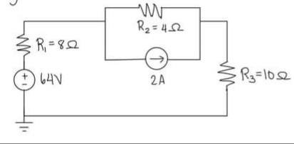 Solved Find voltage across R2 using source transformation | Chegg.com