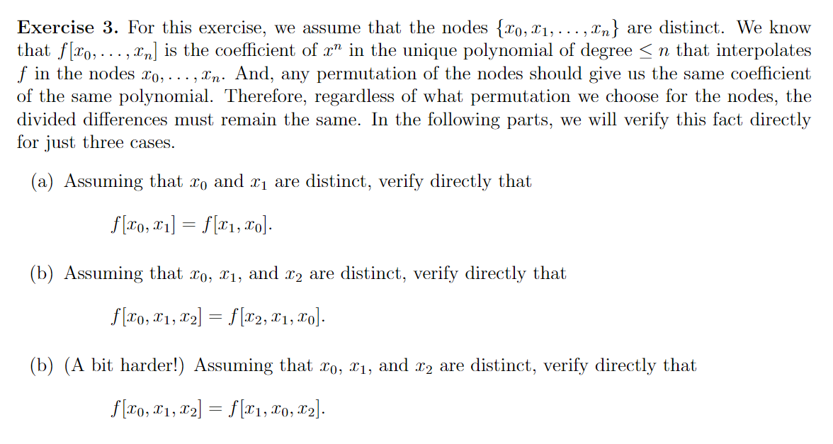 [Solved]: Exercise 3 . For this exercise, we assume that t