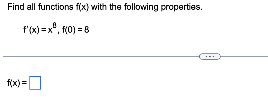 Solved Find all functions f(x) with the following | Chegg.com