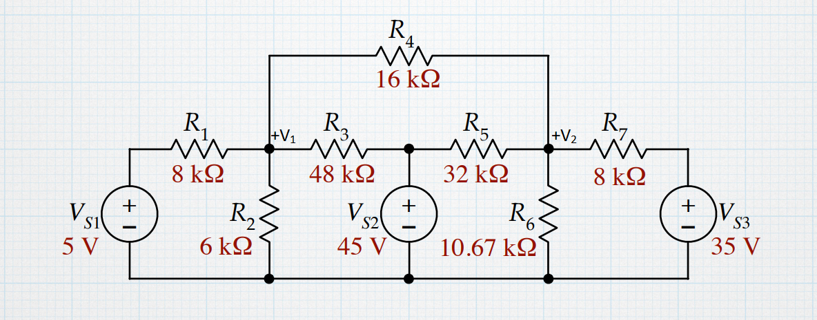 Solved (CHANGE ALL RESISTORS FROM KILO-OHM TO OHM, AND 10.67 | Chegg.com
