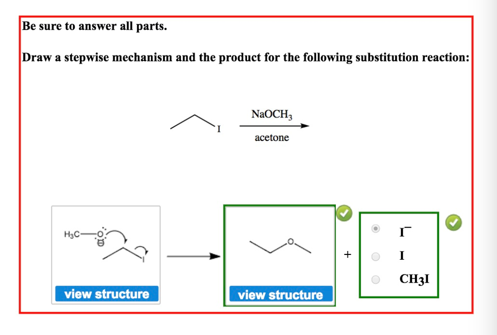 Solved Be sure to answer all parts Draw a stepwise mechanism | Chegg.com