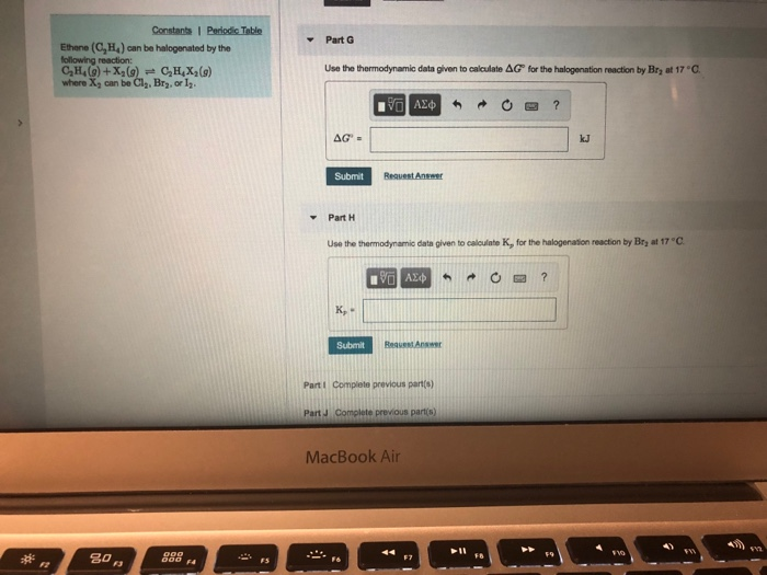 Solved Constants 1 Periodic Table Part A Ethene (C H4) can | Chegg.com