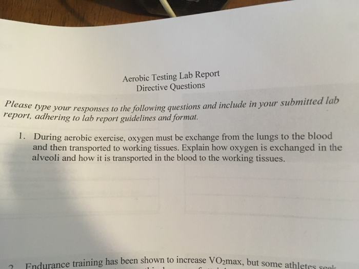 Solved Aerobic Testing Lab Report Directive Questions Please | Chegg.com