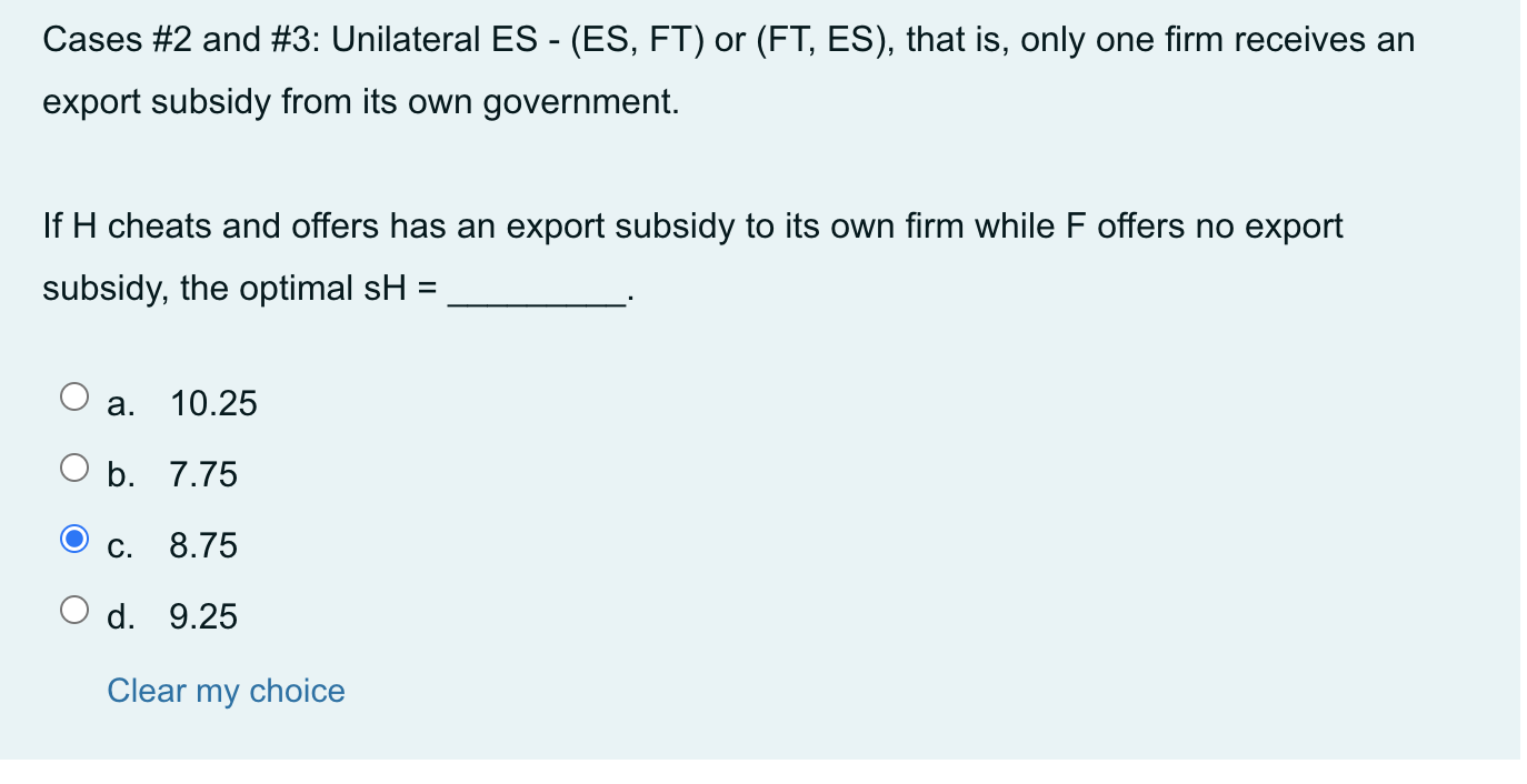 Solved Questions \#35 to \#41 are based on an export subsidy | Chegg.com