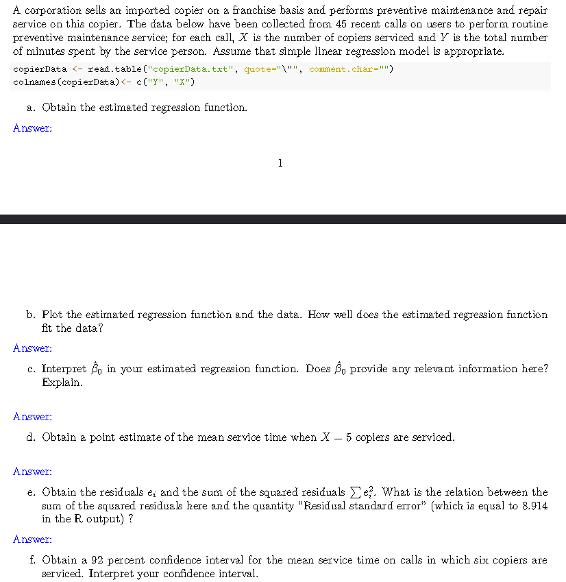 Solved A corporation sells an imported copier on a franchise | Chegg.com