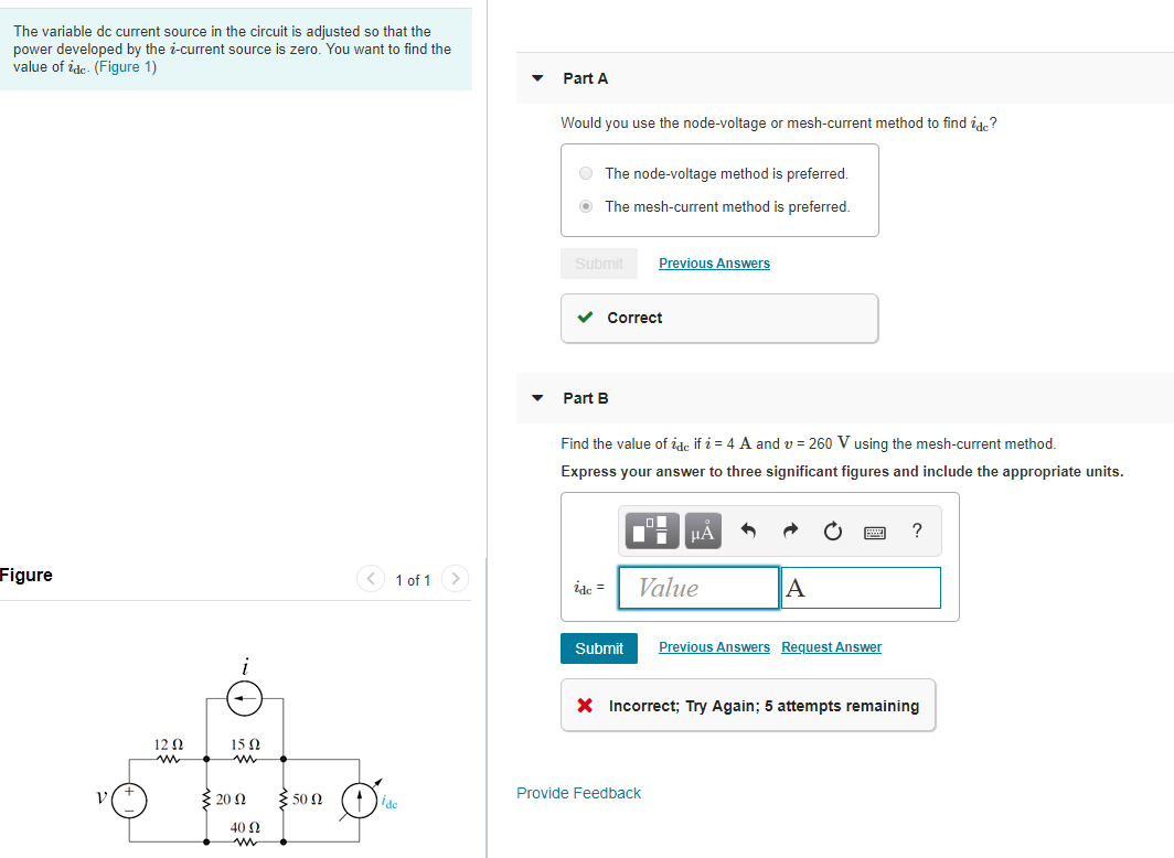 Solved The variable dc current source in the circuit is | Chegg.com