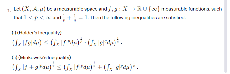 Solved Let X A μ ﻿be A Measurable Space And F G X→r∪{∞}
